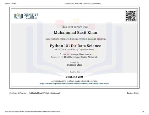 Muhammad Basit Khan On Linkedin Im Happy To Share That I Had Successfully Completed Python 101