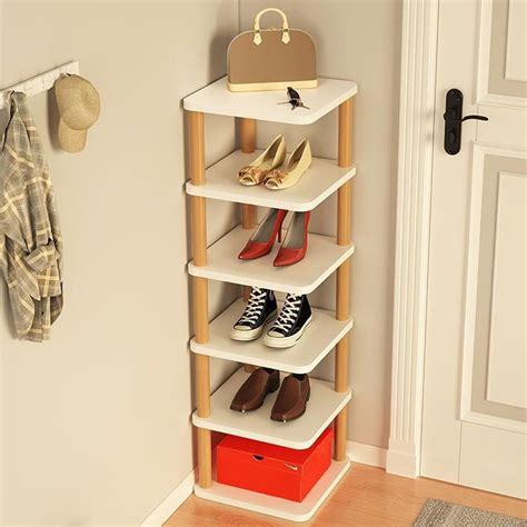 Tkekruh Rangement Des Chaussures Étagère à Chaussures à 6 Niveaux Tour