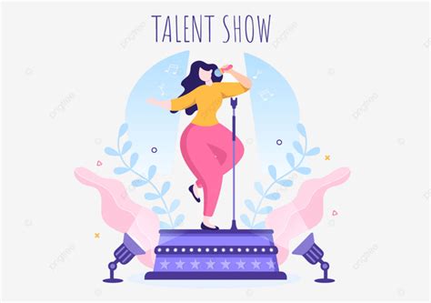 Talent Show With Contestants Displaying Their Skill On Stage Or Podium