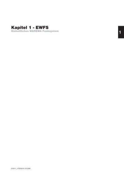 Kapitel 1 Ewfs Einheitl