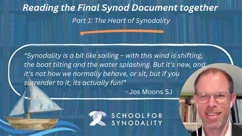 Synodality Is A Bit Like Sailing A Fantastic Start To Our Book Club