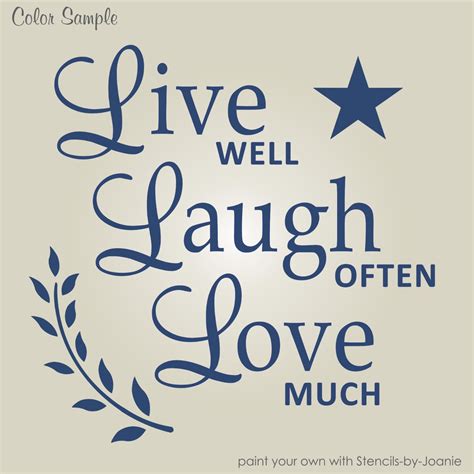 Live Laugh Love Stencils