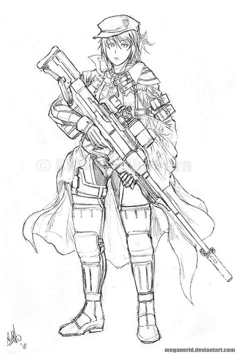 Sniper Drawing Reference