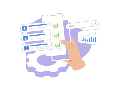 Competitor Analysis Seo Marketing Concept Data Analysis Of