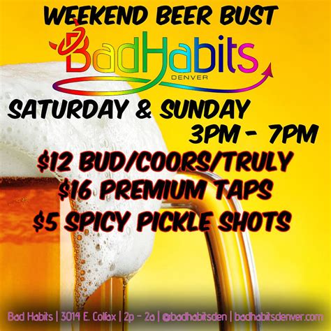 Bad Habits Denver Denver Co