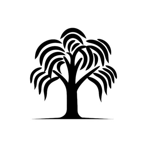 Premium Vector Willow Tree Icon