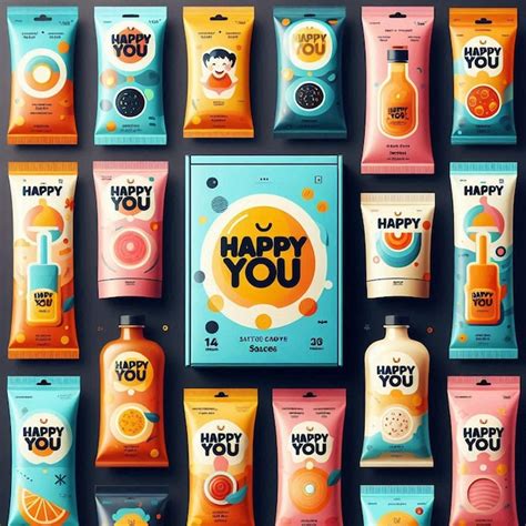 Happy You Product Packging Design Premium Ai Generated Image