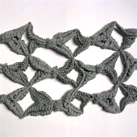 Jo Deeley Repeated Pattern Like A Print But 3d Using Technique Interesting Idea Crochet