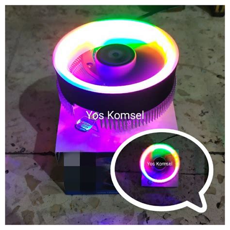 Jual Hsf Processor Cpu Cooler Rgb Fan Processor Rgb Kipas Rgb Shopee