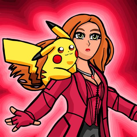 Scarlet Witch And Pikachu By Robynhillzoneact25 On Deviantart
