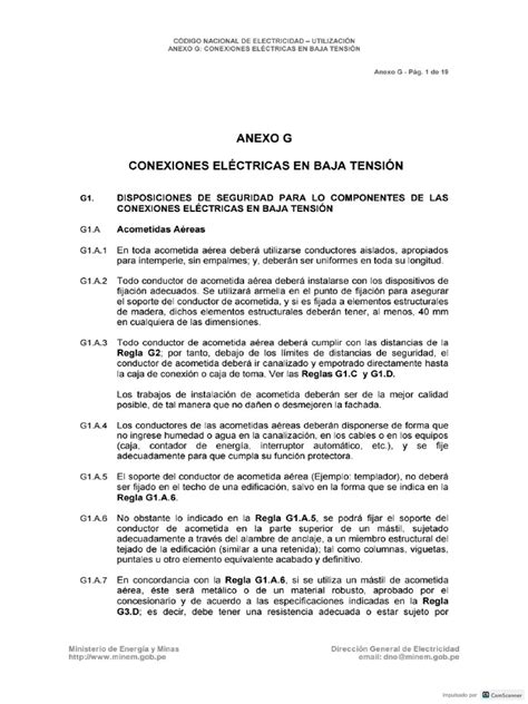 Anexo G Codigo Nacional Electricidad Pdf