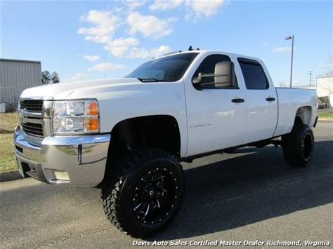 2008 Chevrolet Silverado 2500 Hd Lt 4x4 Lifted Duramax Diesel 66 Crew