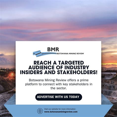 Promote Your Brand In Botswana Mining Review Magazine Botswana Mining Review Posted On The