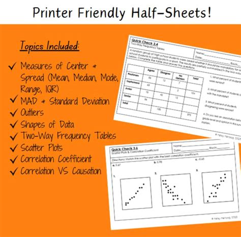Investigating Data And Data Analysis Quick Checks Editable Algebra Warm Ups