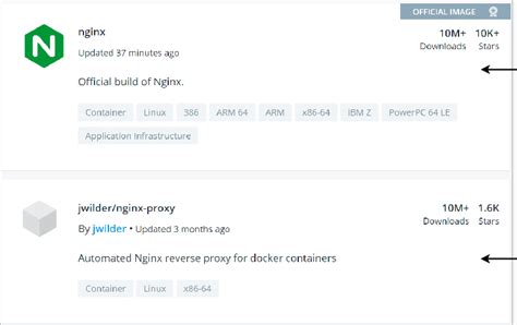 Official And Community Images On Dockerhub Download Scientific Diagram