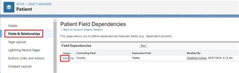 How To Set Up Field Dependency In Salesforce