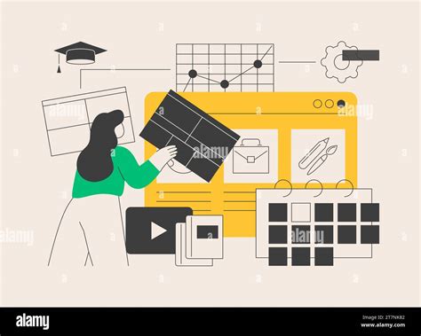 Learning Management System Abstract Concept Vector Illustration Stock Vector Image And Art Alamy