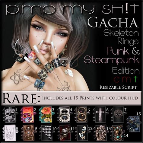 Second Life Marketplace Pms Steampunkpunk Ring 10