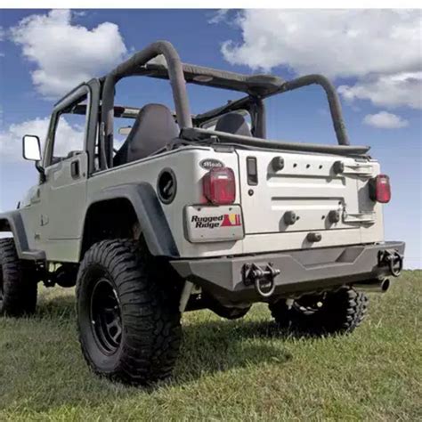 Rugged Ridge Xhd Rear Bumper I 97 06 Tj Wrangler —