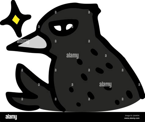 Illustration Of A Wise Crow Stock Vector Image And Art Alamy