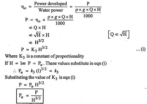 Unit Quantities Formula Calculation Solved Example Problems Turbines Unit Quantities Formula Calculation Solved Example Problems Turbines