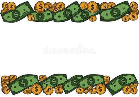 Money Border Clipart Stock Vector Illustration Of Financial 371784466