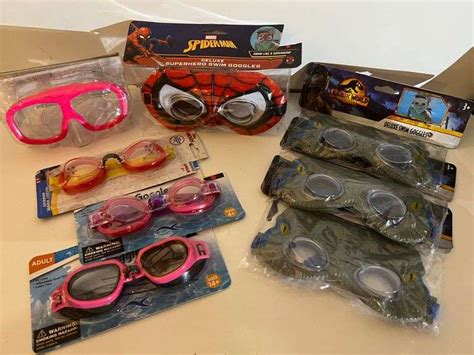 New Assorted Goggles For Boys And Girls Spider Man Mickey Mouse