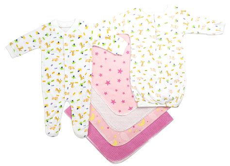 Newborn Girls 6 Piece Layette Set Newmothermonthly