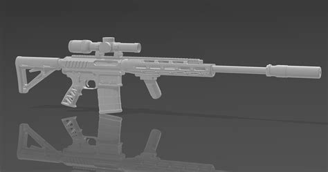 3d File Remington Rsass 3d Printable Model 🔫・model To Download And 3d Print・cults