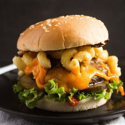 Mac And Cheese Burger Recipe Two Iconic Dishes In One
