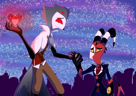 Stolas And Blitz Helluva Bossfanart By Reyniku On Deviantart