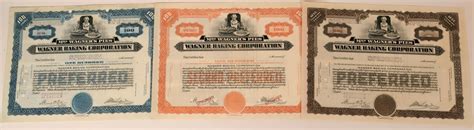Wagner Baking Corporation Mrs Wagners Pies Specimen Stocks Can You