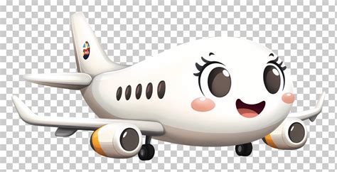 Cute Plane Smiling Cute Airplane Cartoon Png Clipart Aviation