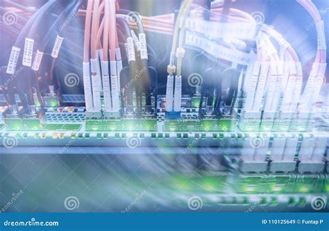 Fiber Optical Connector Interface Stock Image Image Of Broadband Instrument 110125649