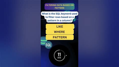 Sql Filtering Data Based On Pattern Quiz Sql Dataanalysis Jeenu