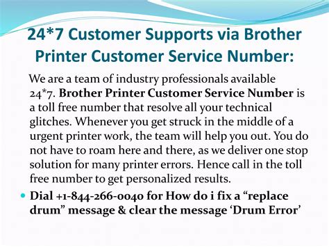 Steps To Fix Brother Printer Drum Errorslide Green Tab And Slide Blue Tab Pptx