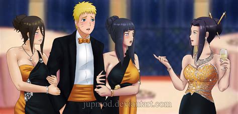Naruto Night With The Hyuuga Ladies Close Up By Jupmod On Deviantart