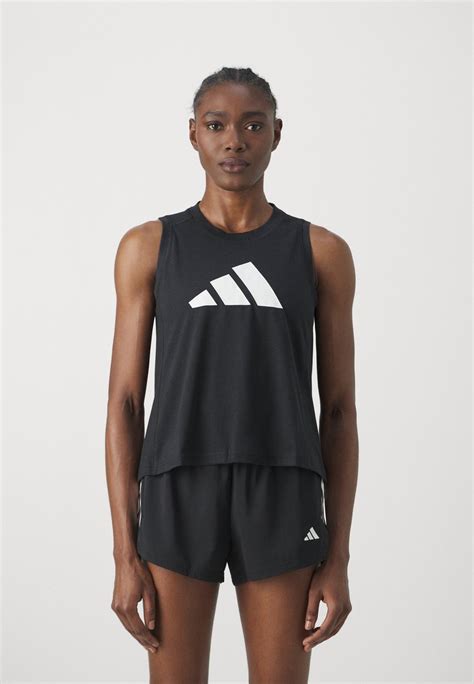 Adidas Performance Logo Top Blackwhitesort Zalandodk