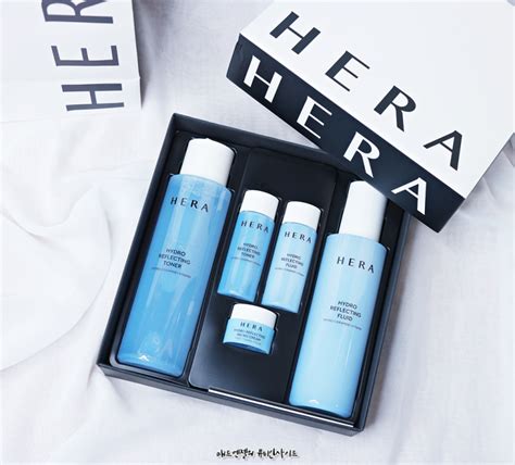 건성피부 기초세트 헤라 하이드로 리플렉팅 기초화장품 바르는 순서 네이버 블로그