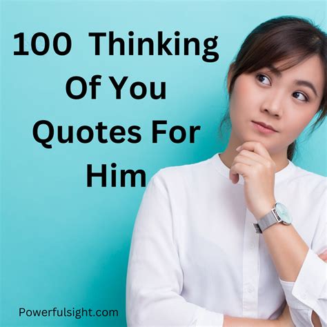 100 Flirty Thinking Of You Quotes For Him Powerful Sight