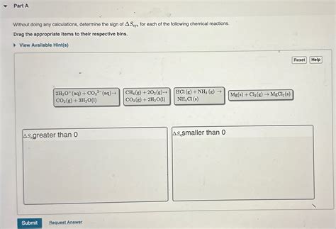 Solved Part Awithout Doing Any Calculations Determine The