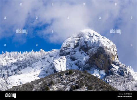 Moro Rock And The Giant Forest After A Winter Storm Sequoia National