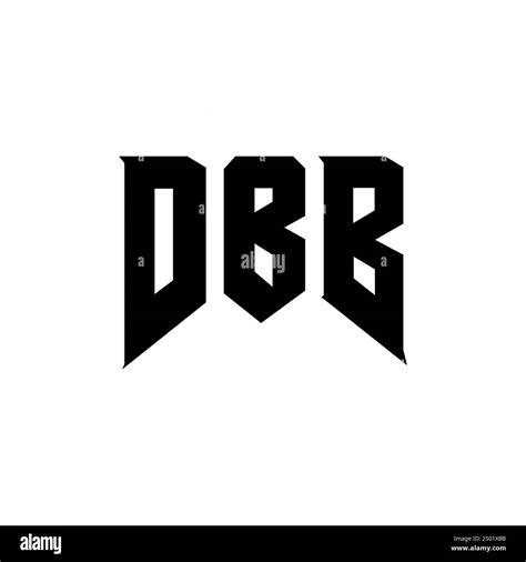 Dbb Letter Logo Design For Technology Company Dbb Logo Design Black And White Color Combination