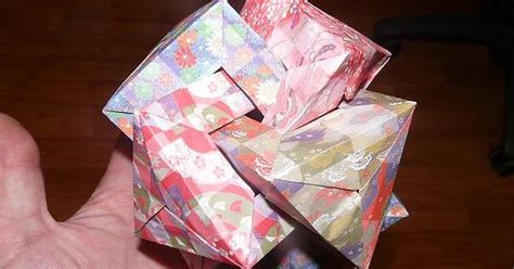 Four Interlocking Triangular Prisms 36 Modular Units Rpapercraft