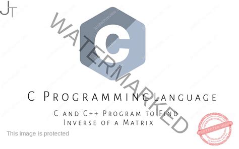c and c program to find inverse of a matrix just tech review