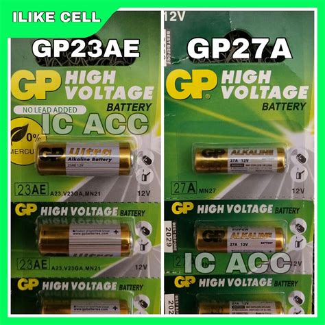 BATERAI A23 GP ALKALINE BATERAI ALKALINE A23A 12V Lazada Indonesia