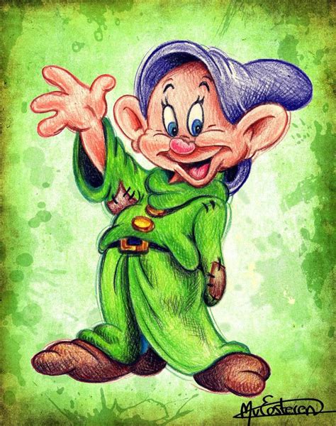 Dopey Snow White By Man0uk On Deviantart Dopey Tattoo Ideas Disney