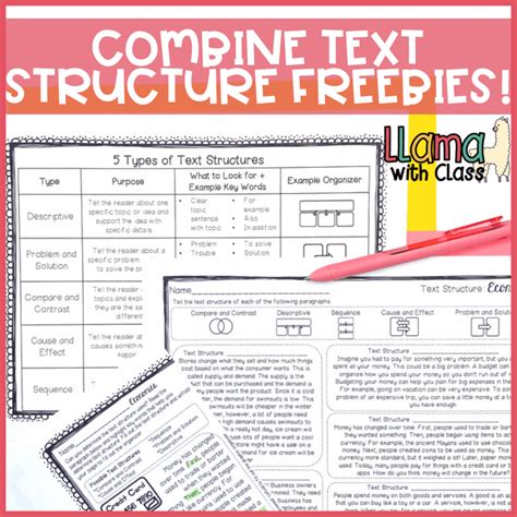 Easy Step By Step Plans For How To Teach Text Structure Llama With Class