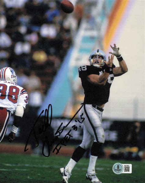 Todd Christensen Autographed 8x10 Photo Los Angeles Raiders