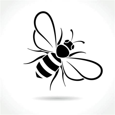 2 600 Bee Silhouette Stock Illustrations Royalty Free Vector Graphics
